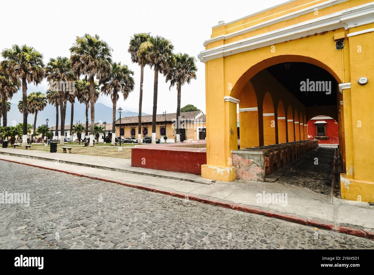 Tanque La Unión at Parque la Union in Antigua, Guatemala. The ...