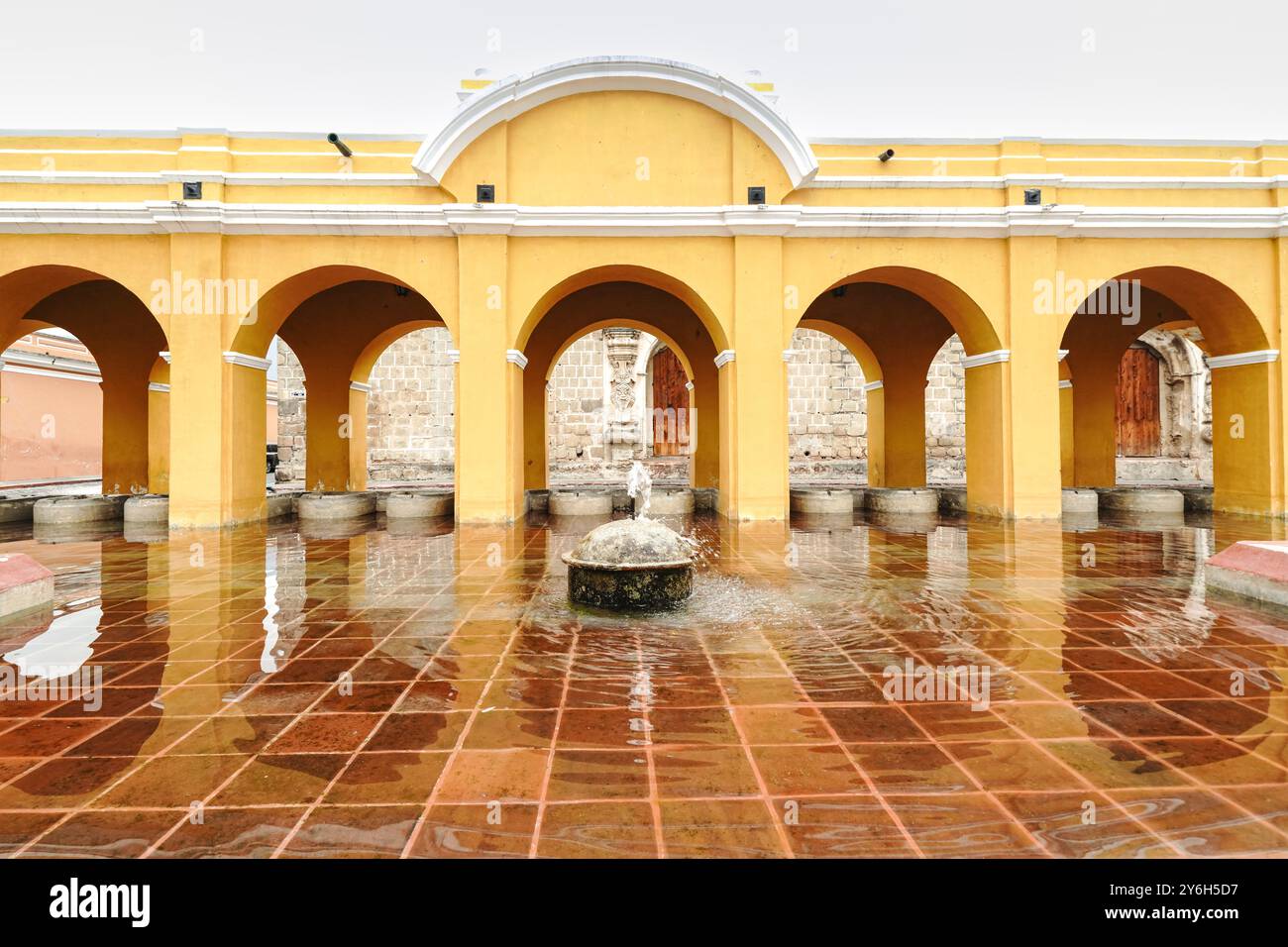 Tanque La Unión at Parque la Union in Antigua, Guatemala. The ...