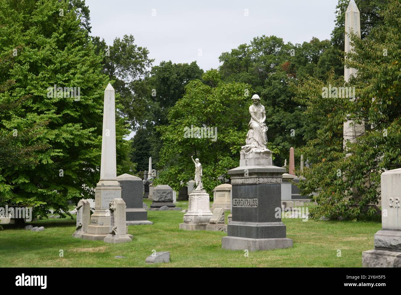 Green-wood Cemetery, a National Historic site in Brooklyn, New York ...