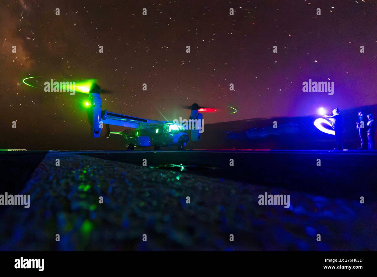 Atlantic Ocean. 23rd Sep, 2024. A CMV-22B Osprey, assigned to the ...