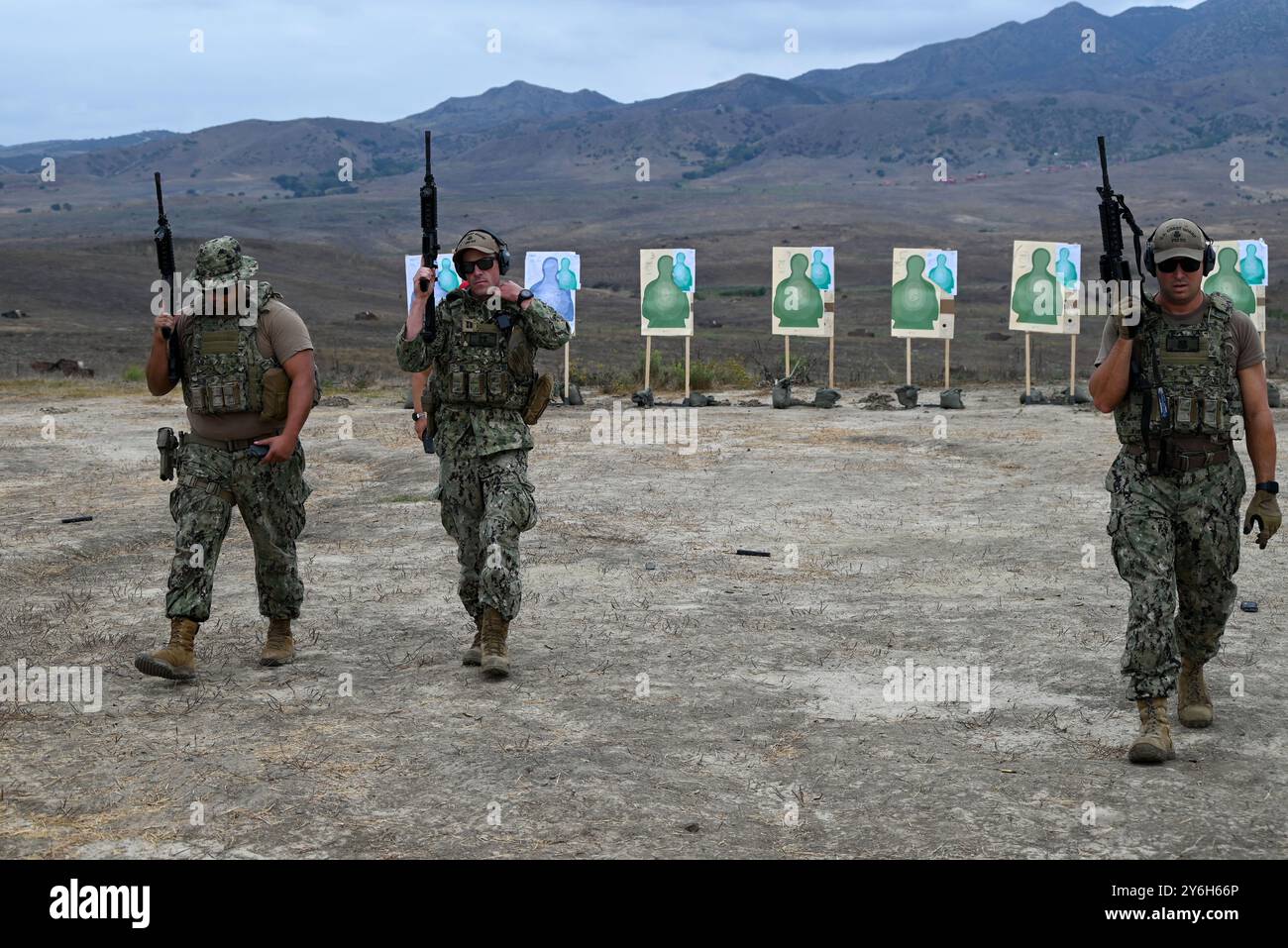 Members of Coast Guard Port Security Unit 311 did weapons training at a ...