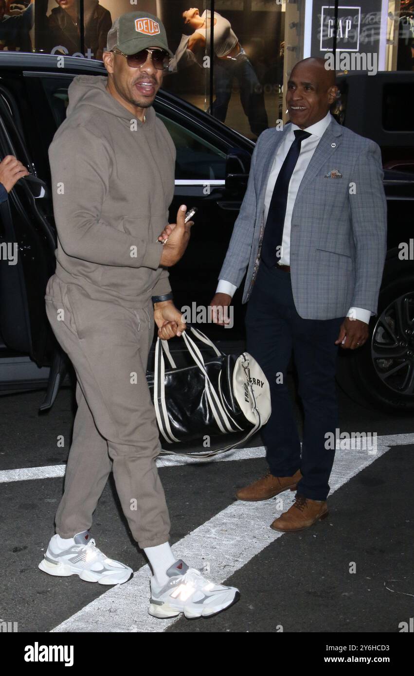 September 25, 2024 DeMarco Morgan on Good Morning America in New York ...