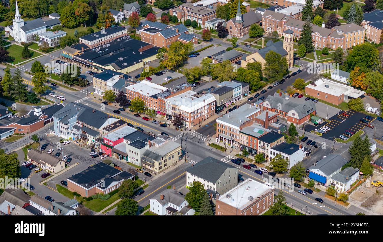 Aerial photo of Cazenovia Lake located in Town of Cazenovia, Madison ...