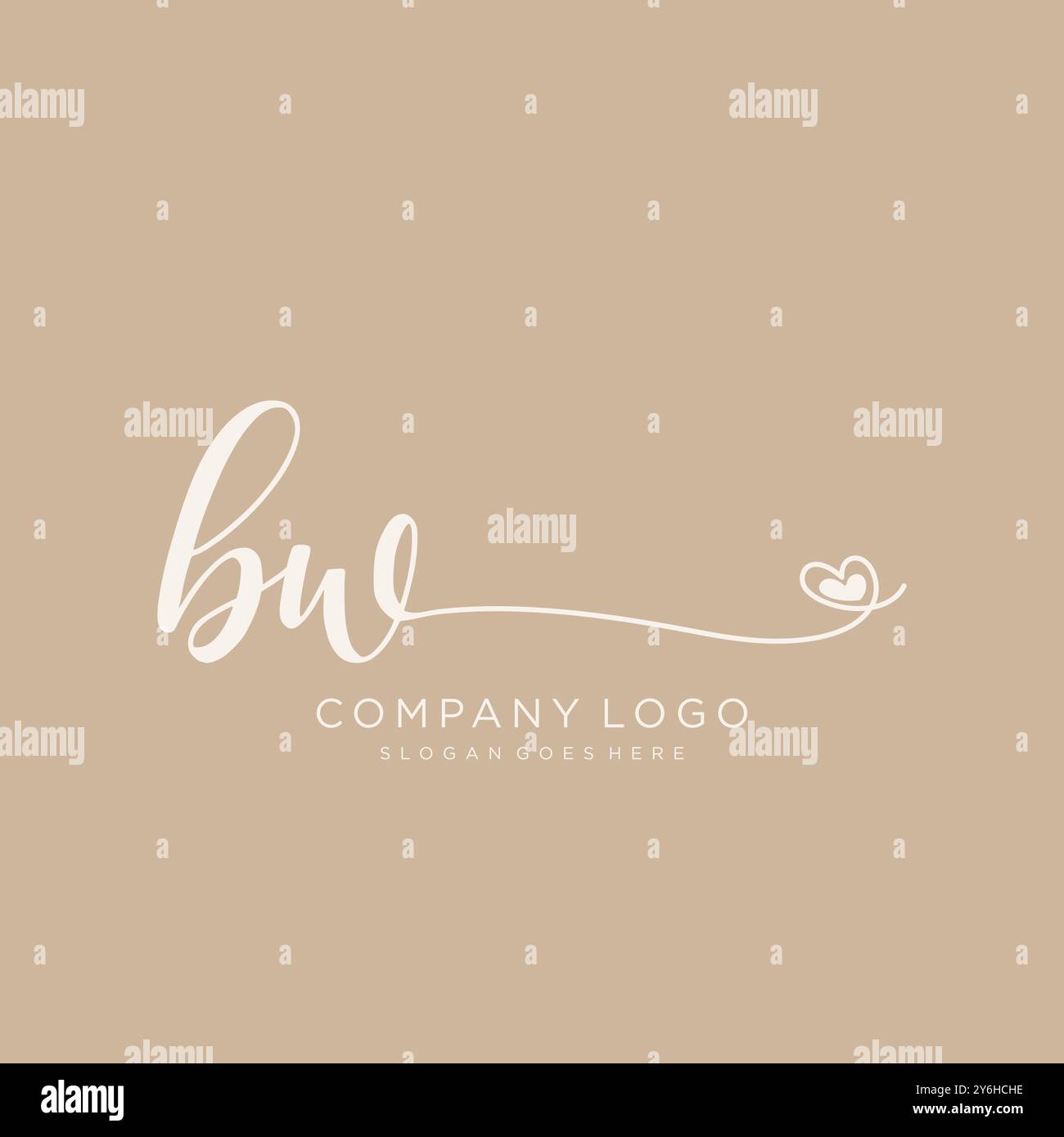 Initial bw Stock Vector Images - Alamy