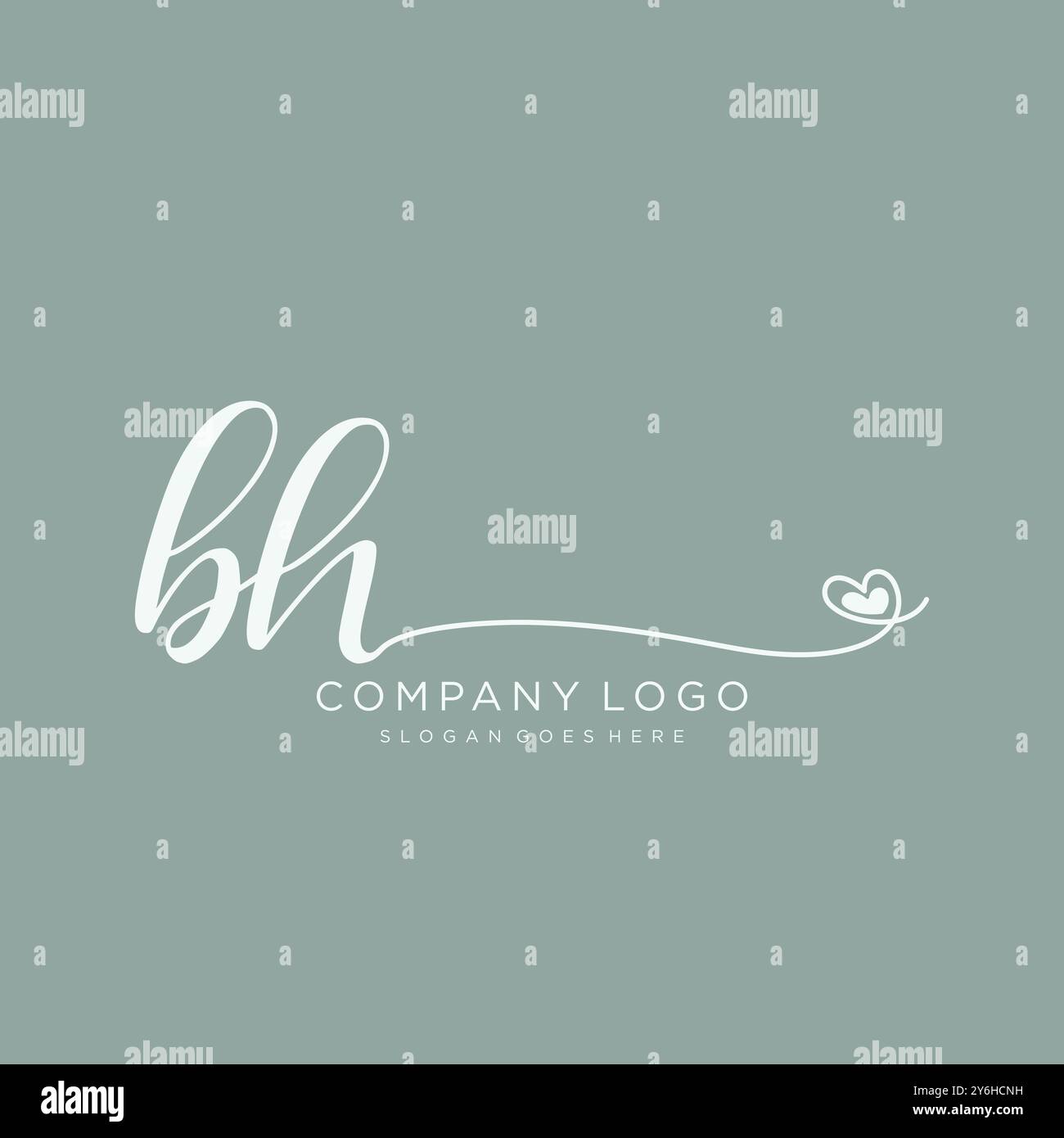 Bh initials logo Stock Vector Images - Alamy