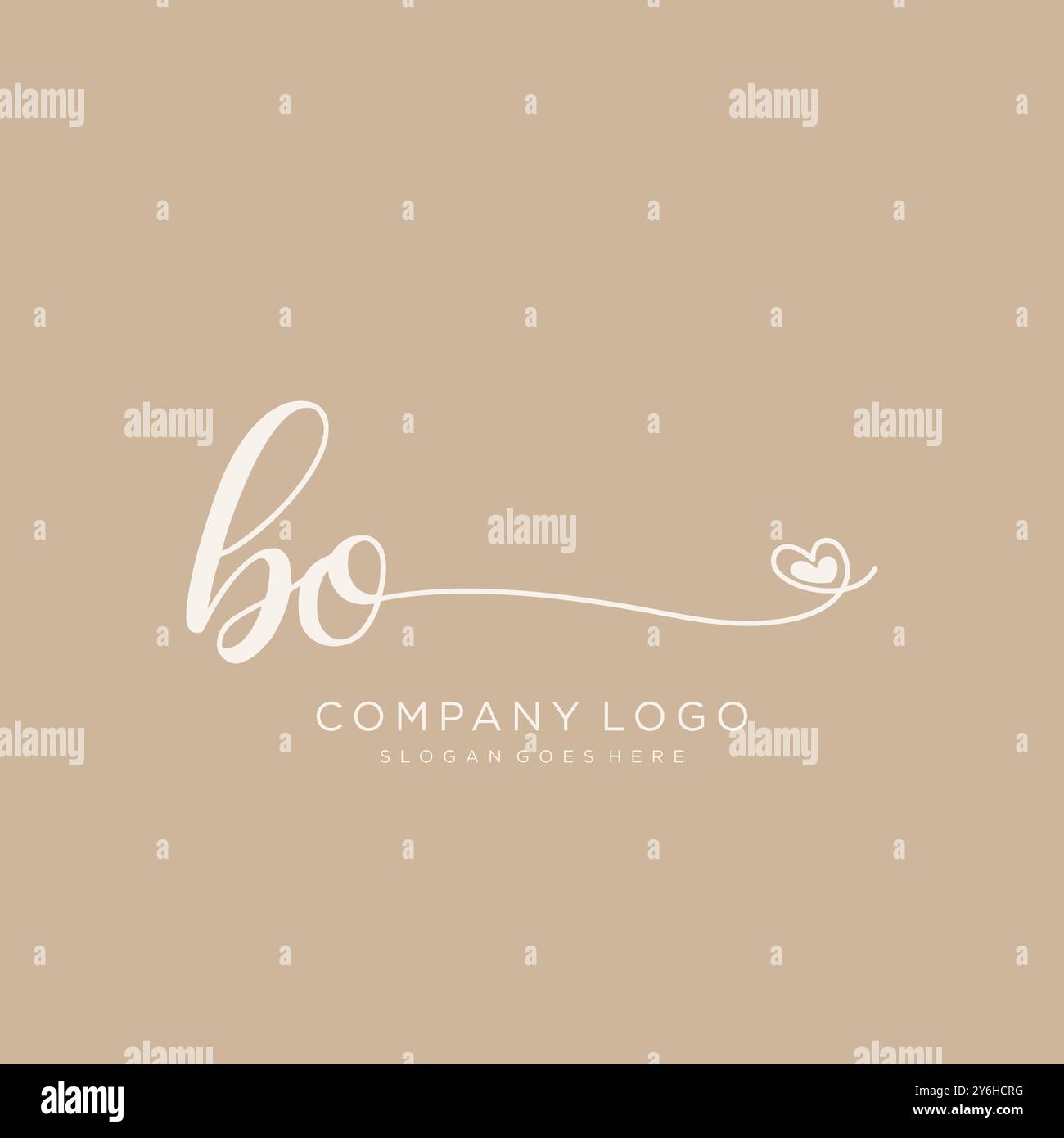 Bo initial Stock Vector Images - Alamy