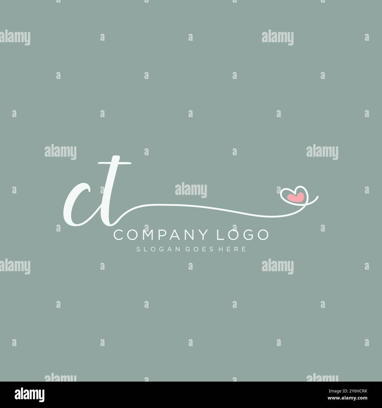 Ct initials logo hi-res stock photography and images - Alamy