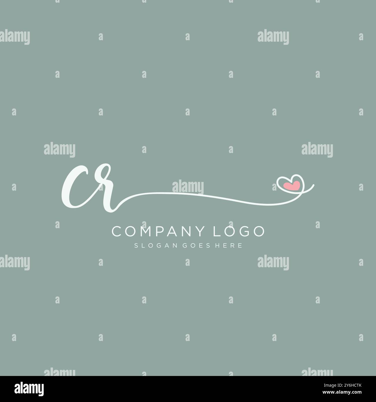 CR Initial handwriting logo design Stock Vector Image & Art - Alamy