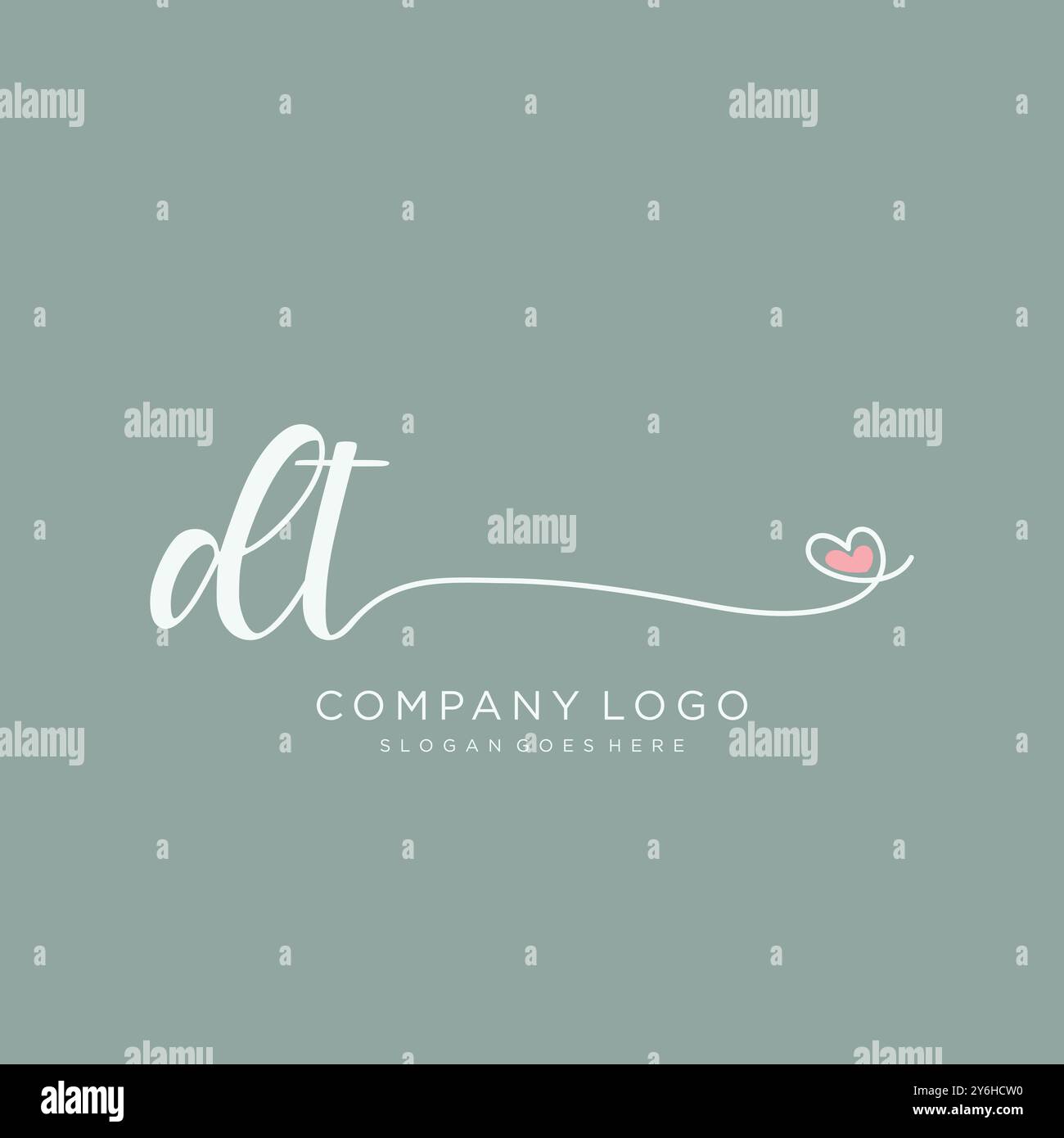 Initial dt Stock Vector Images - Alamy