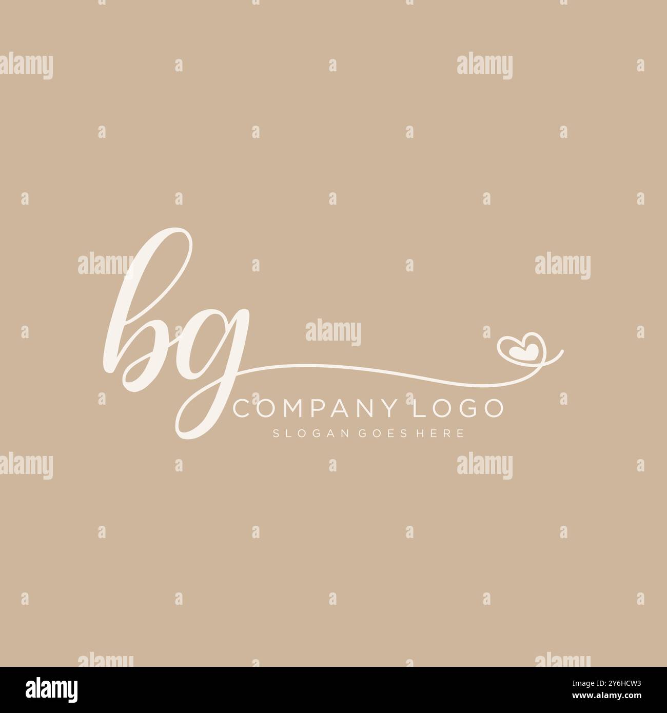 Initial logo bg vector vectors Stock Vector Images - Alamy