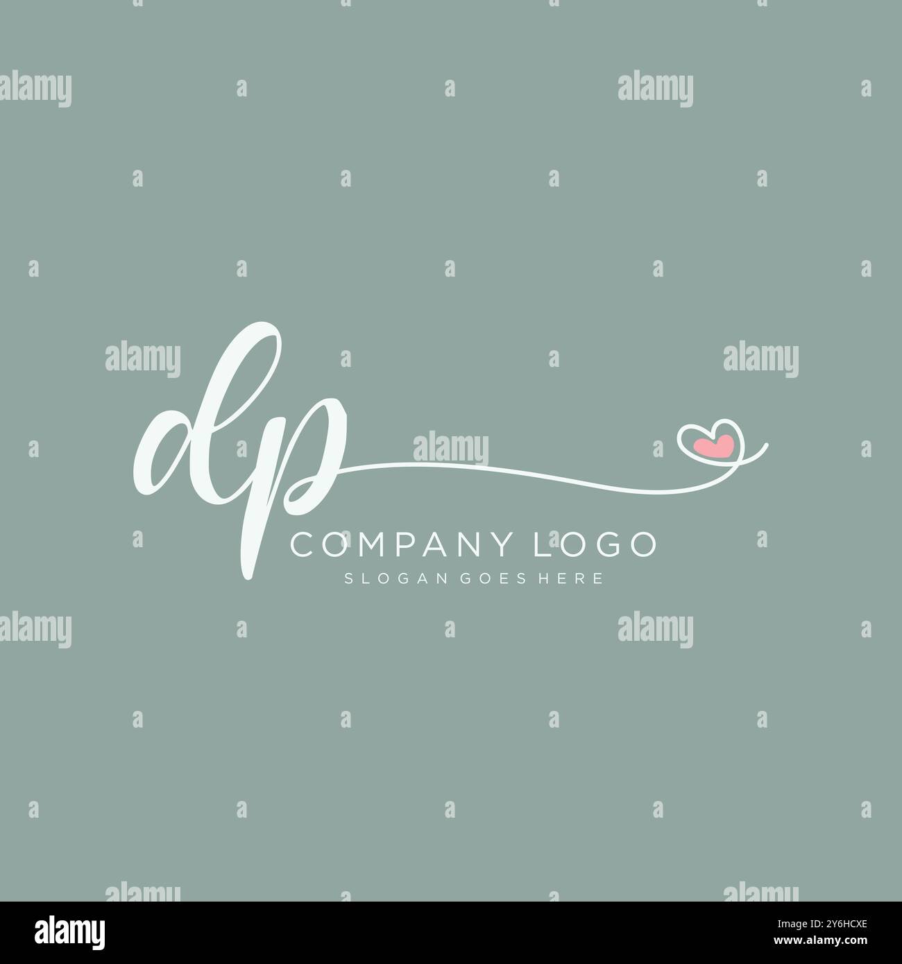 Initial dp logo vector vectors hi-res stock photography and images - Alamy