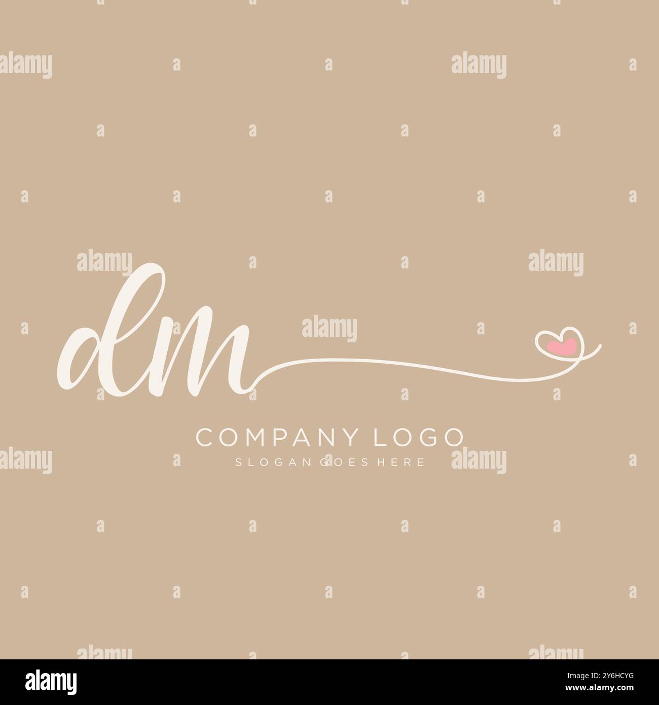 Dm initials Stock Vector Images - Alamy