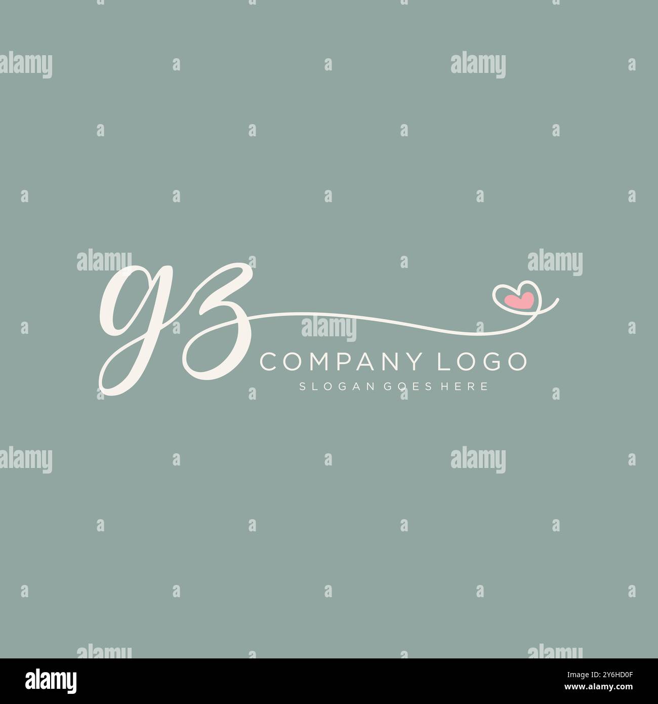 Gz initials logo Stock Vector Images - Alamy