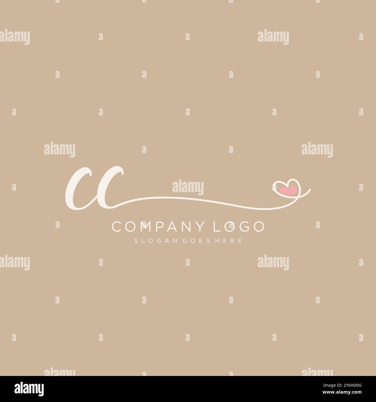CC Initial handwriting logo design Stock Vector Image & Art - Alamy