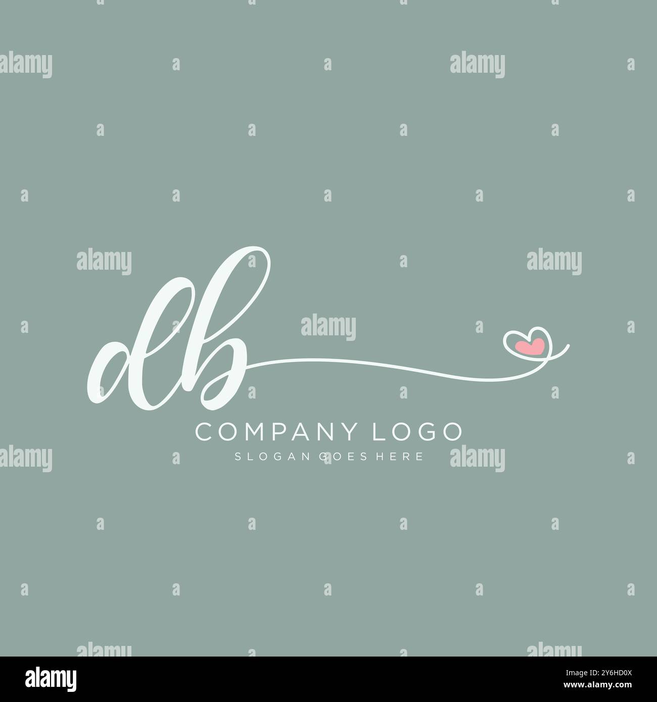 Db initials logo Stock Vector Images - Alamy