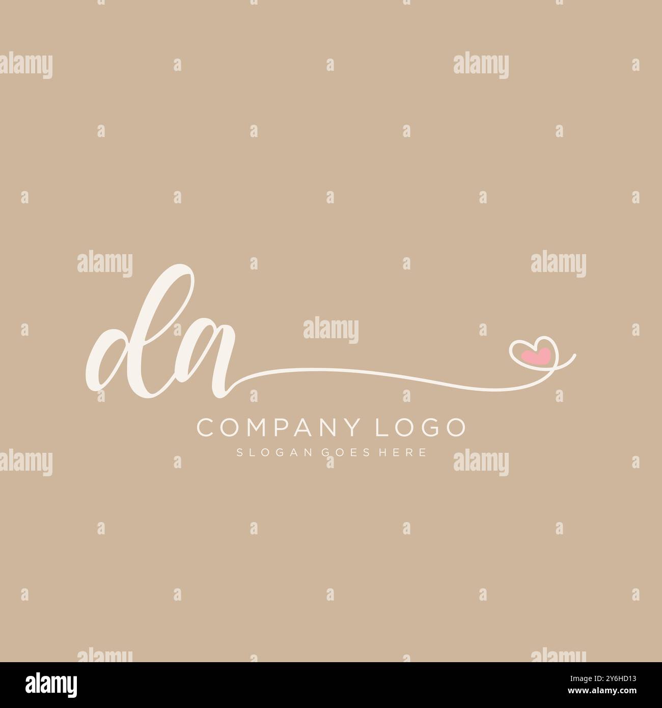 DA Initial handwriting logo design Stock Vector Image & Art - Alamy