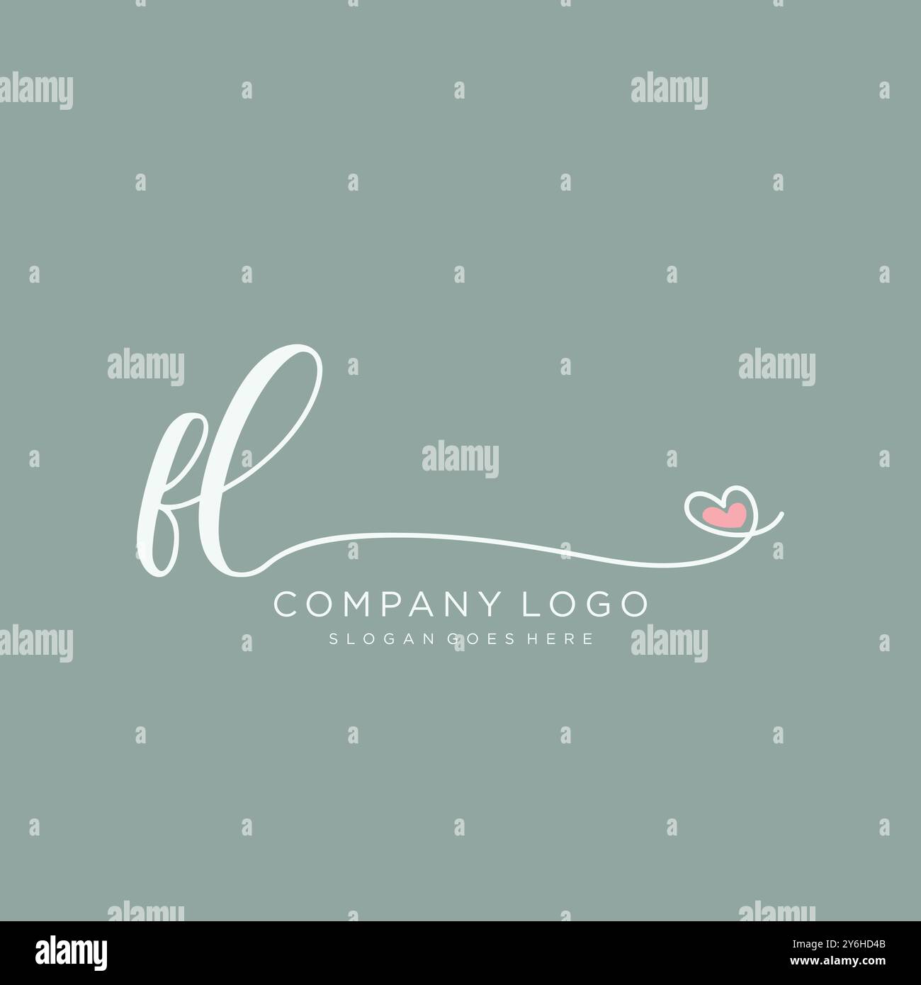 Fl initials logo Stock Vector Images - Alamy