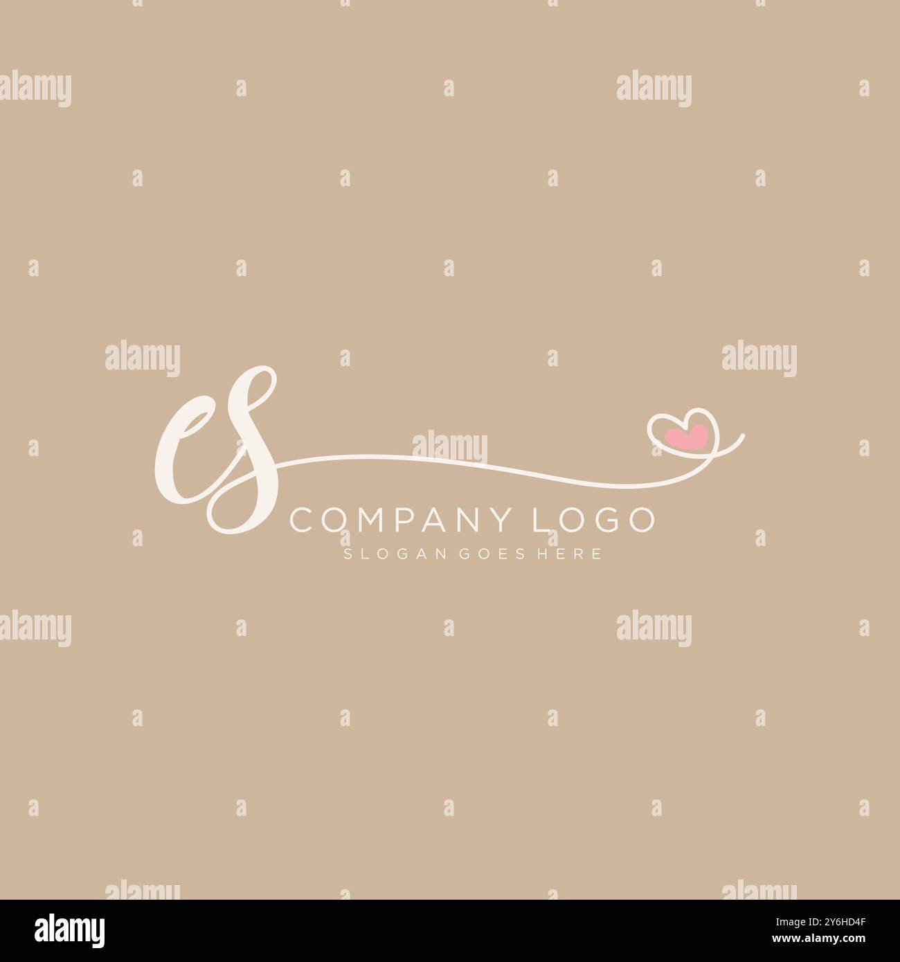 Es initials logo hi-res stock photography and images - Alamy