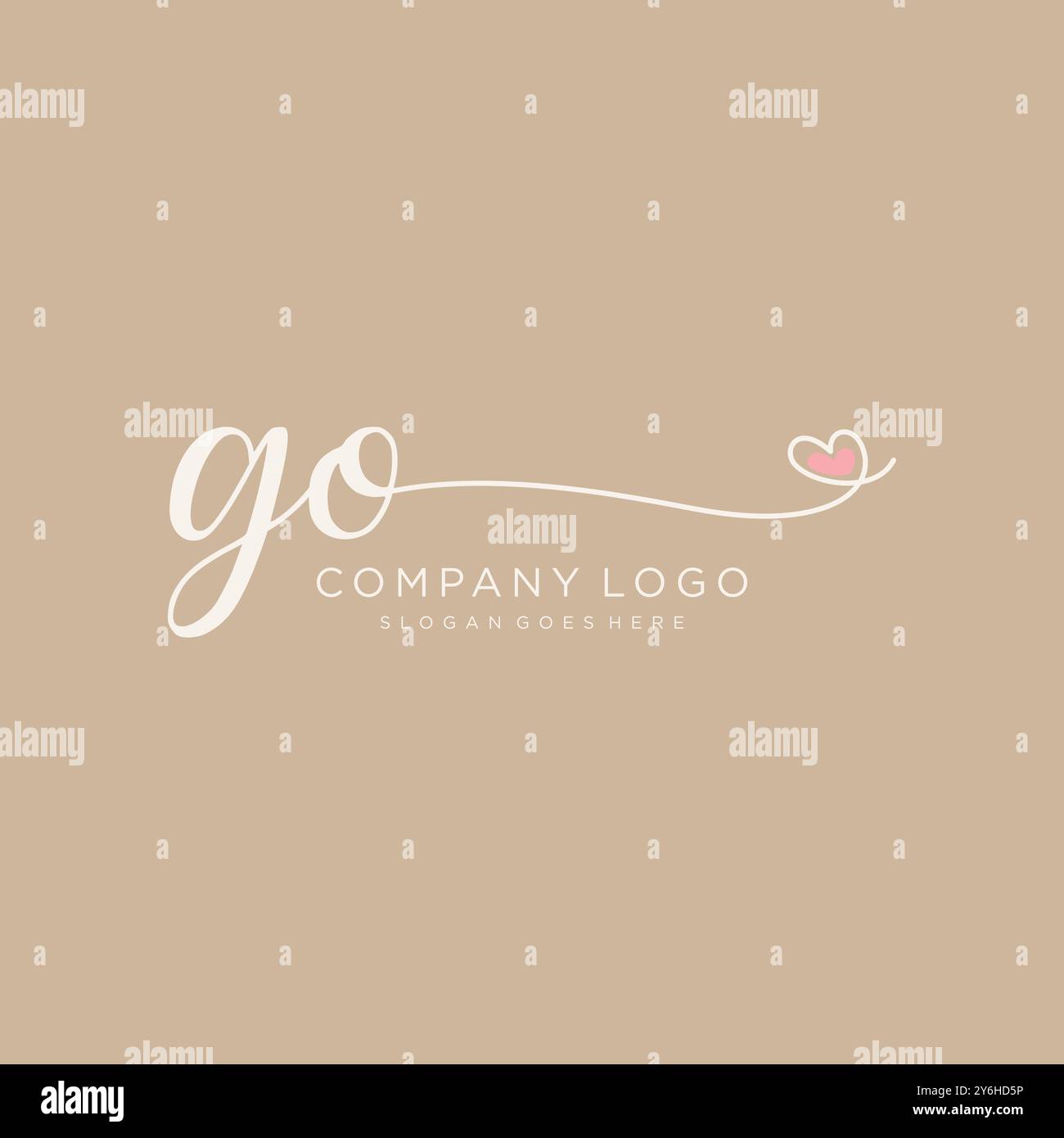 GO Initial handwriting logo design Stock Vector Image & Art - Alamy