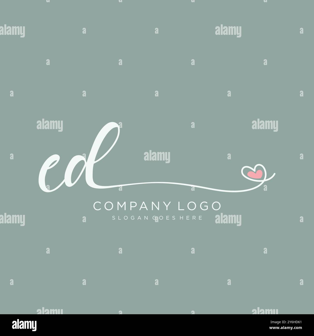 Ed initials logo hi-res stock photography and images - Alamy