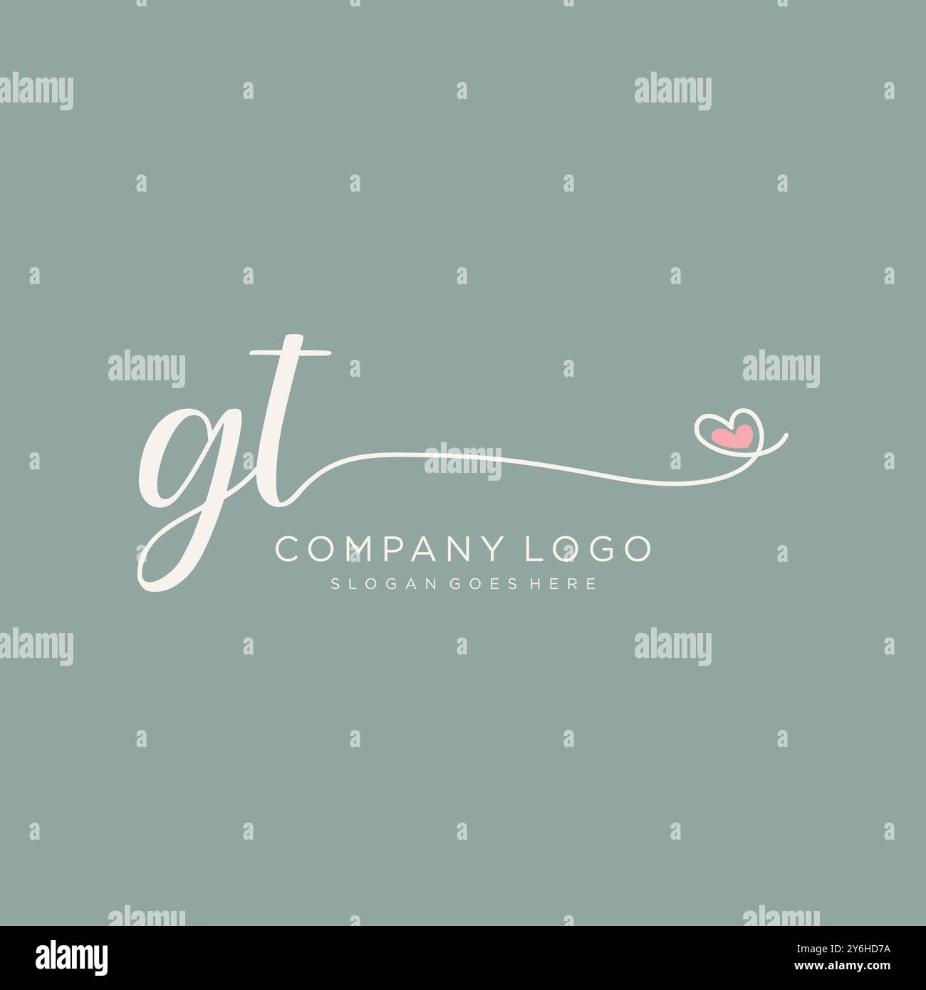 Gt initials logo hi-res stock photography and images - Alamy