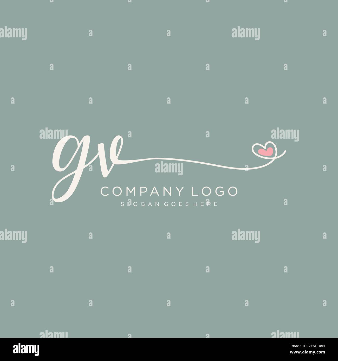 Gv initials logo Stock Vector Images - Alamy