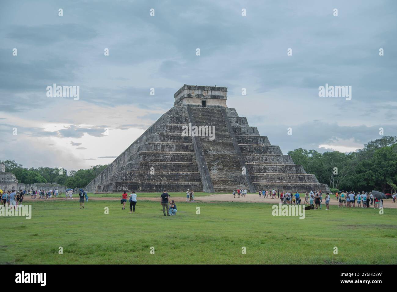 The Temple of Kukulcan at Chichén Itzá Mayan ruins on Mexico's Yucatán ...