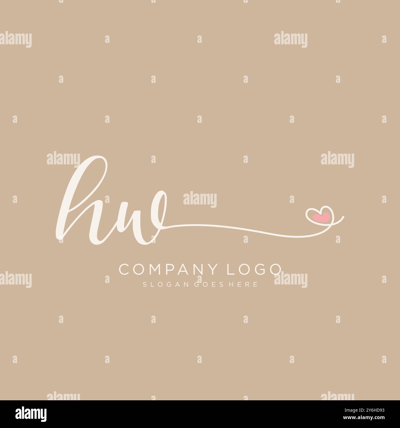 Initials hw Stock Vector Images - Alamy