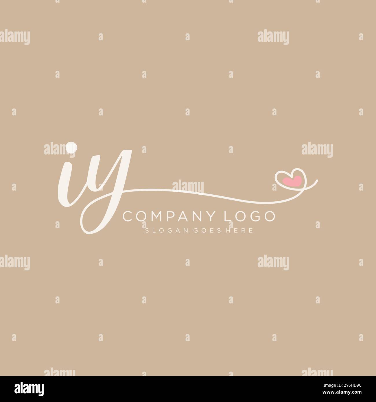 Iy initials logo hi-res stock photography and images - Alamy