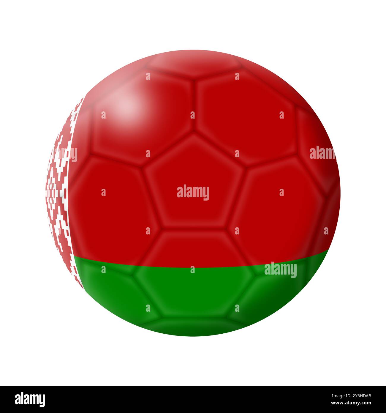 Belarus soccer ball football with clipping path Stock Photo - Alamy