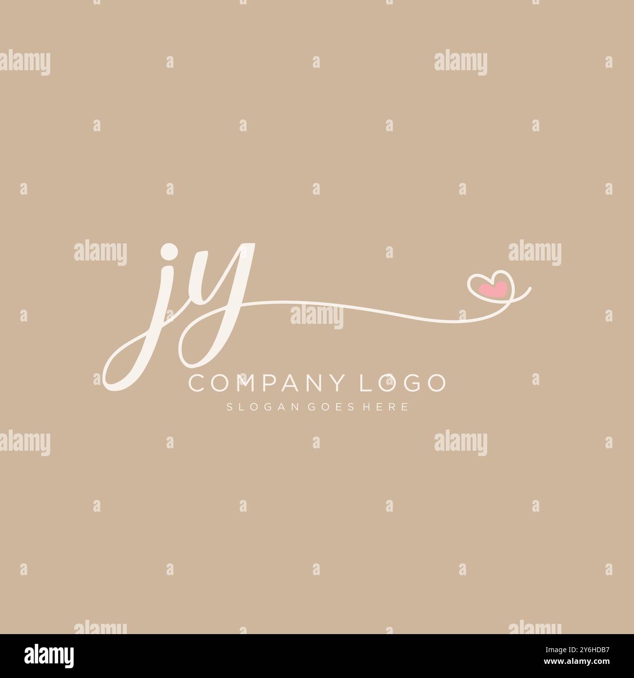 Initial jy logo hi-res stock photography and images - Alamy