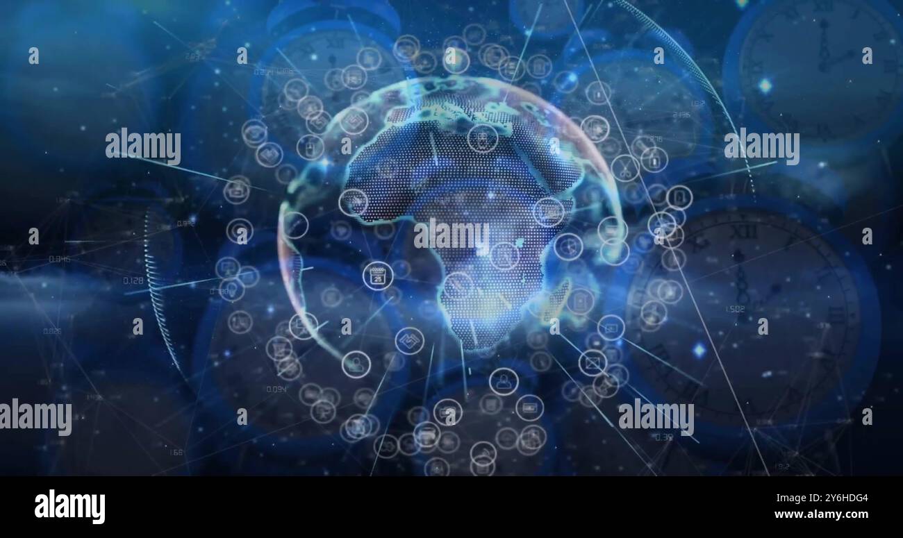 Digital global connections hi-res stock photography and images - Alamy