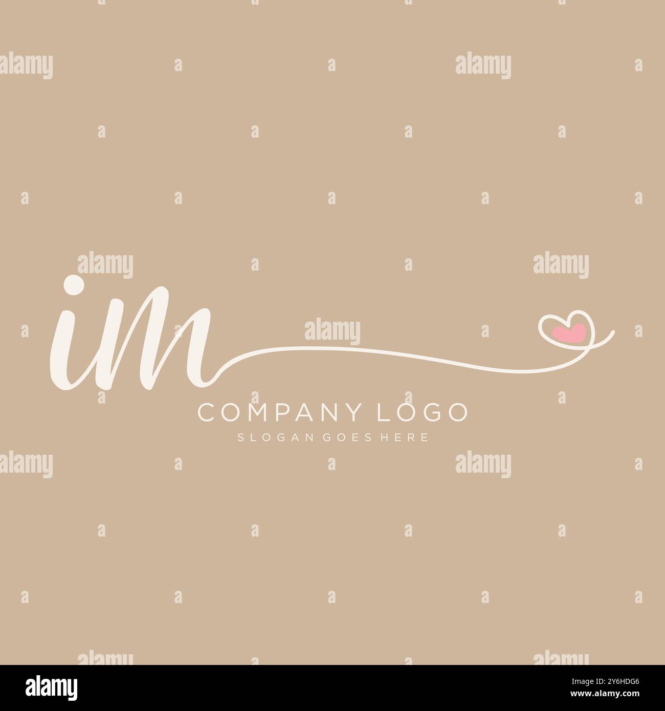 Initial im logo Stock Vector Images - Alamy