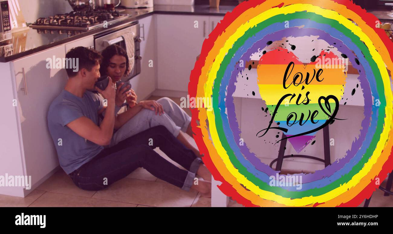 Gay lgbtq heart in hi-res stock photography and images - Alamy