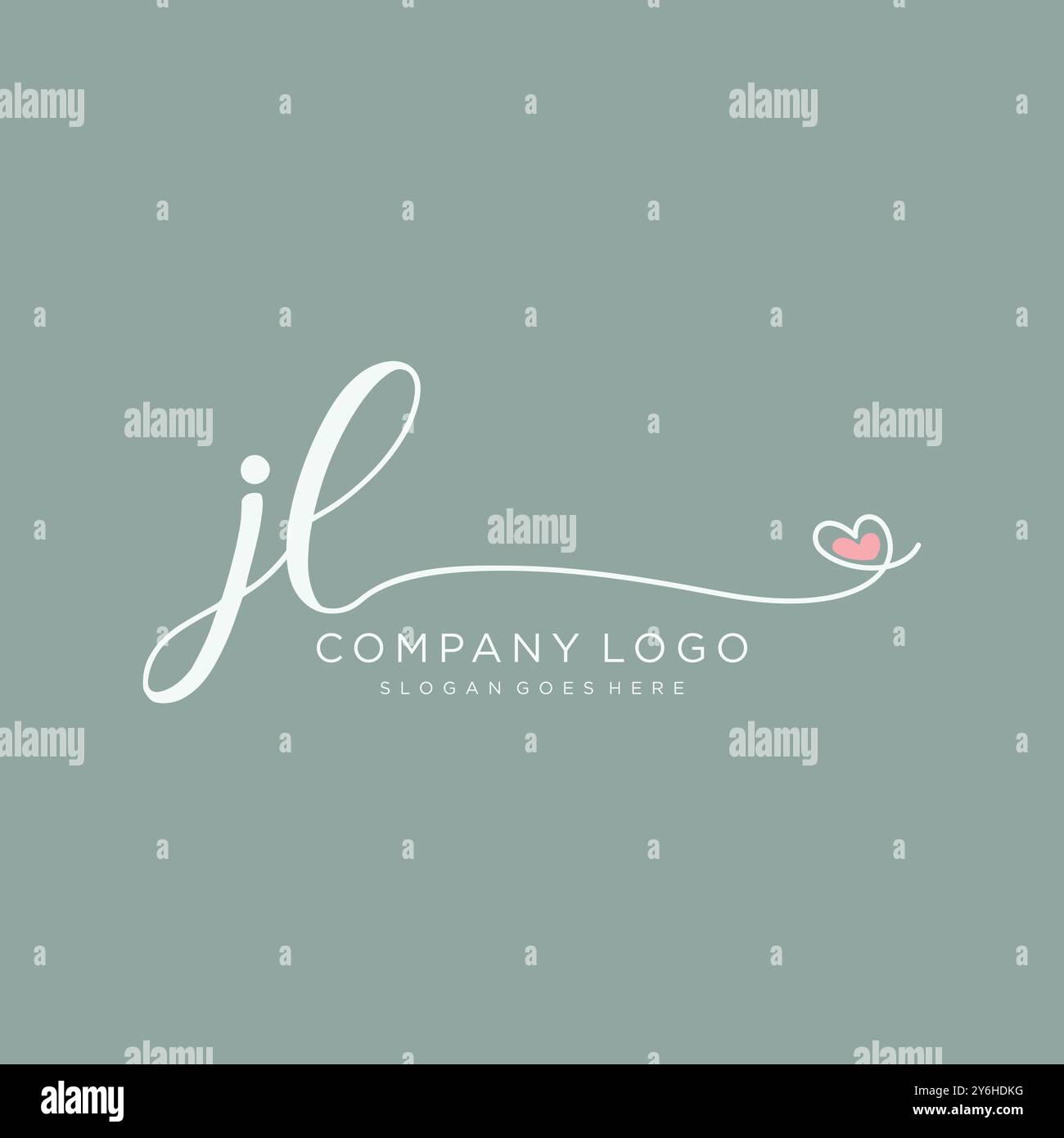 JL Initial handwriting logo design Stock Vector Image & Art - Alamy