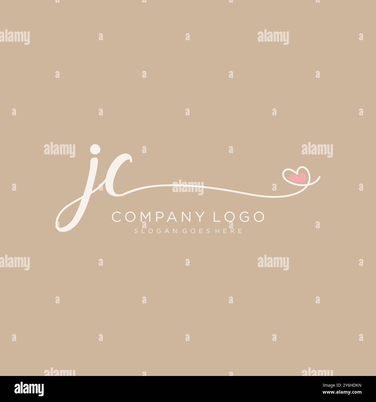 JC Initial handwriting logo design Stock Vector Image & Art - Alamy