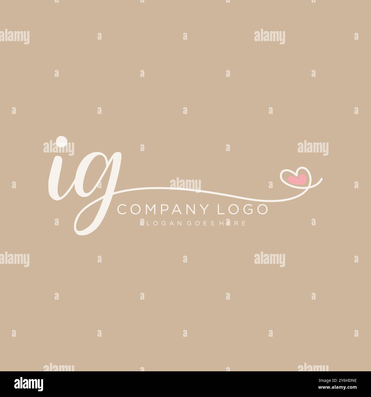 Initial ig logo Stock Vector Images - Alamy