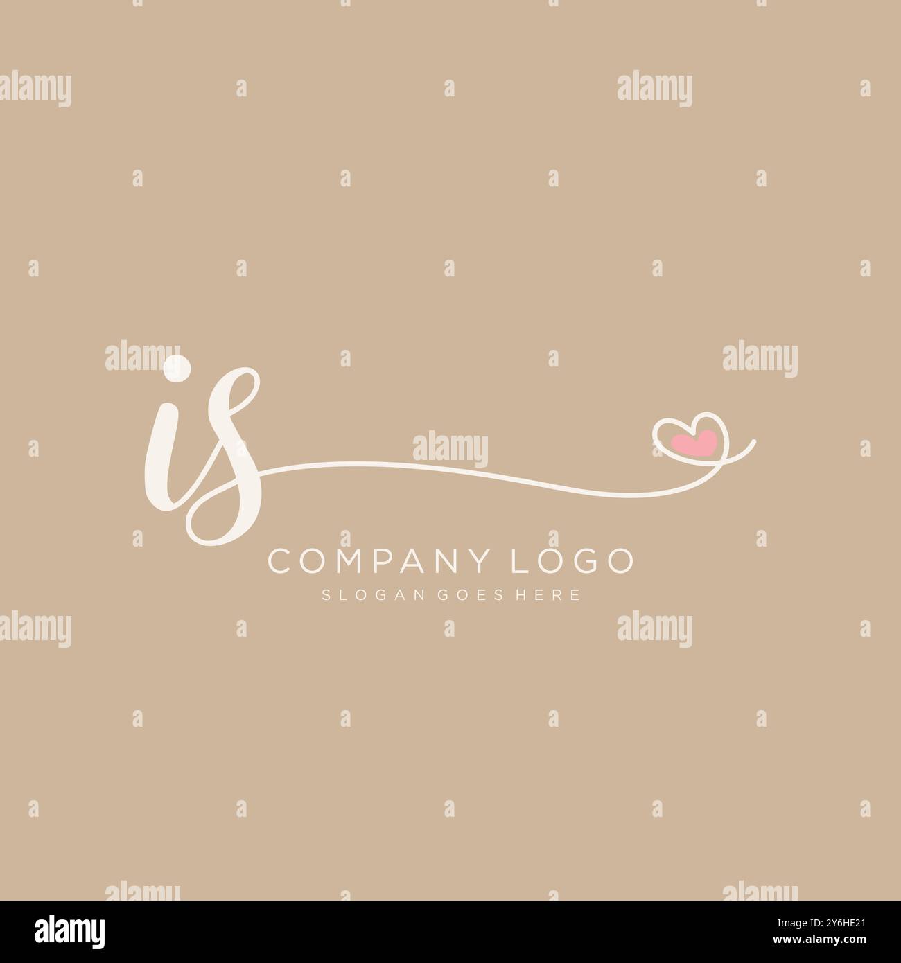 IS Initial handwriting logo design Stock Vector Image & Art - Alamy
