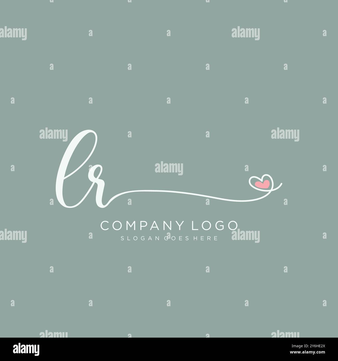 Lr initials logo hi-res stock photography and images - Alamy