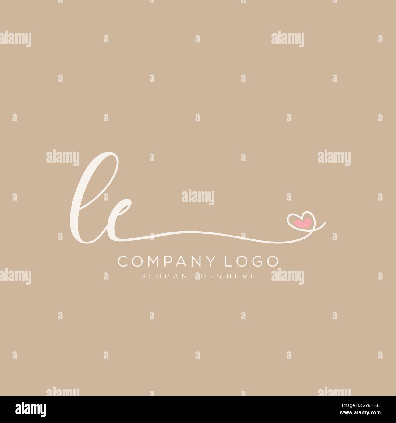 Initial letter le vector vectors hi-res stock photography and images ...