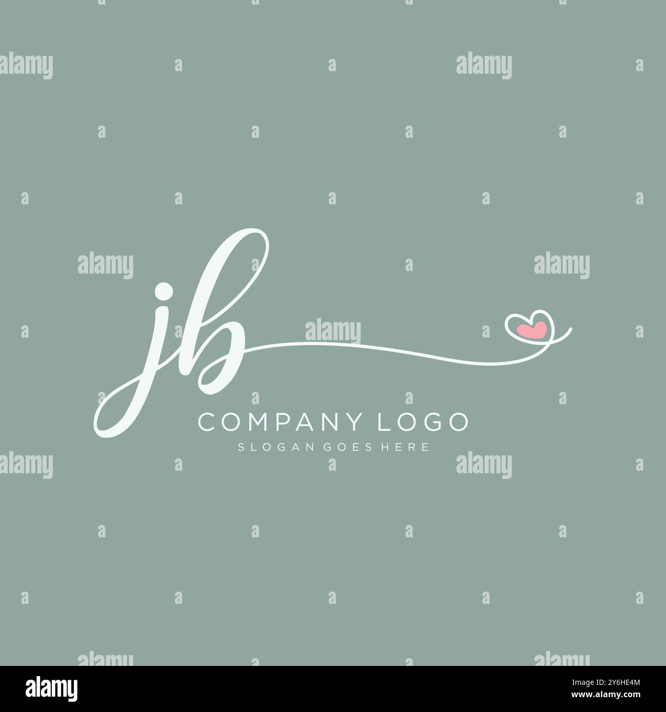 JB Initial handwriting logo design Stock Vector Image & Art - Alamy