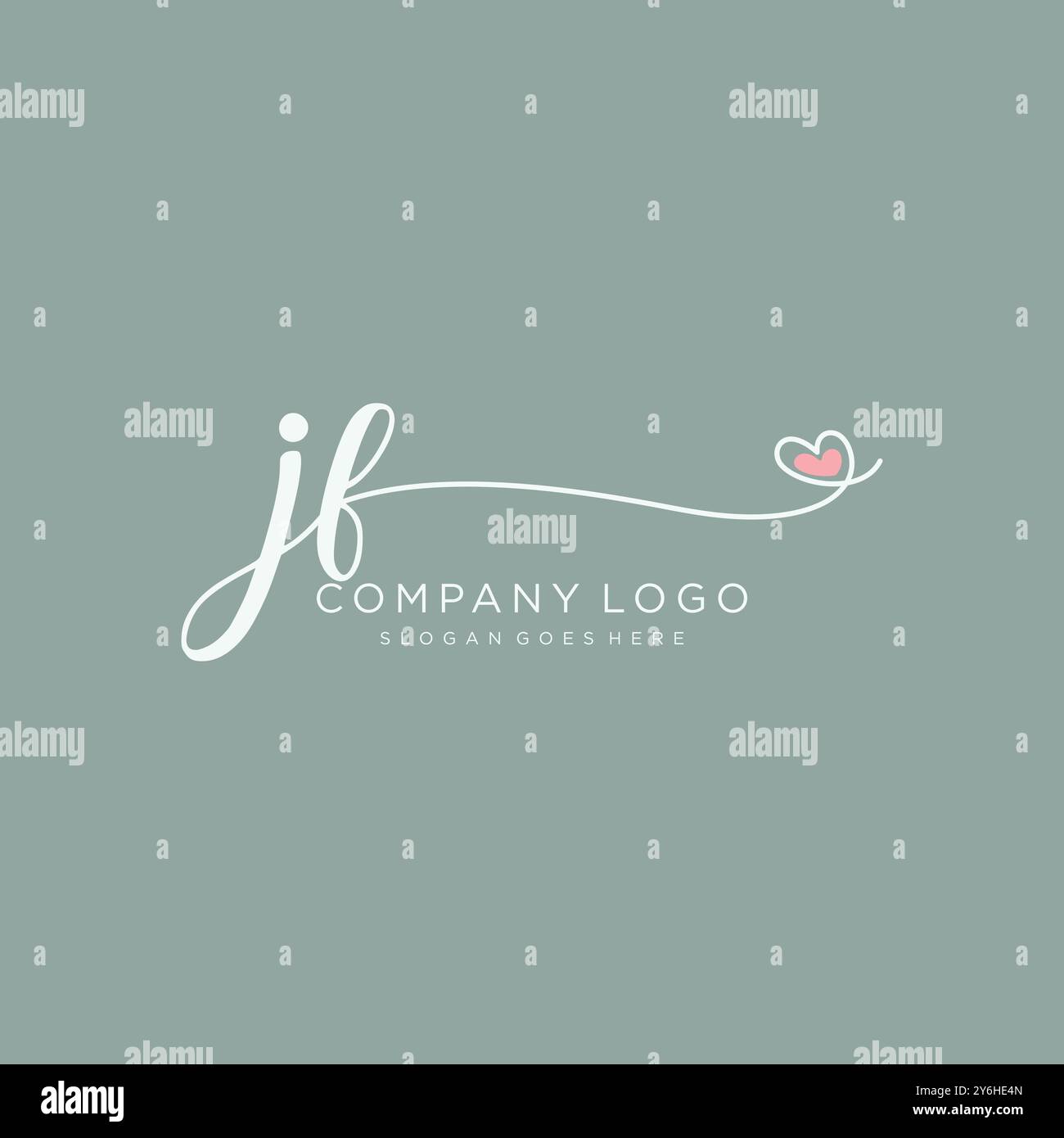 Jf initials Stock Vector Images - Alamy
