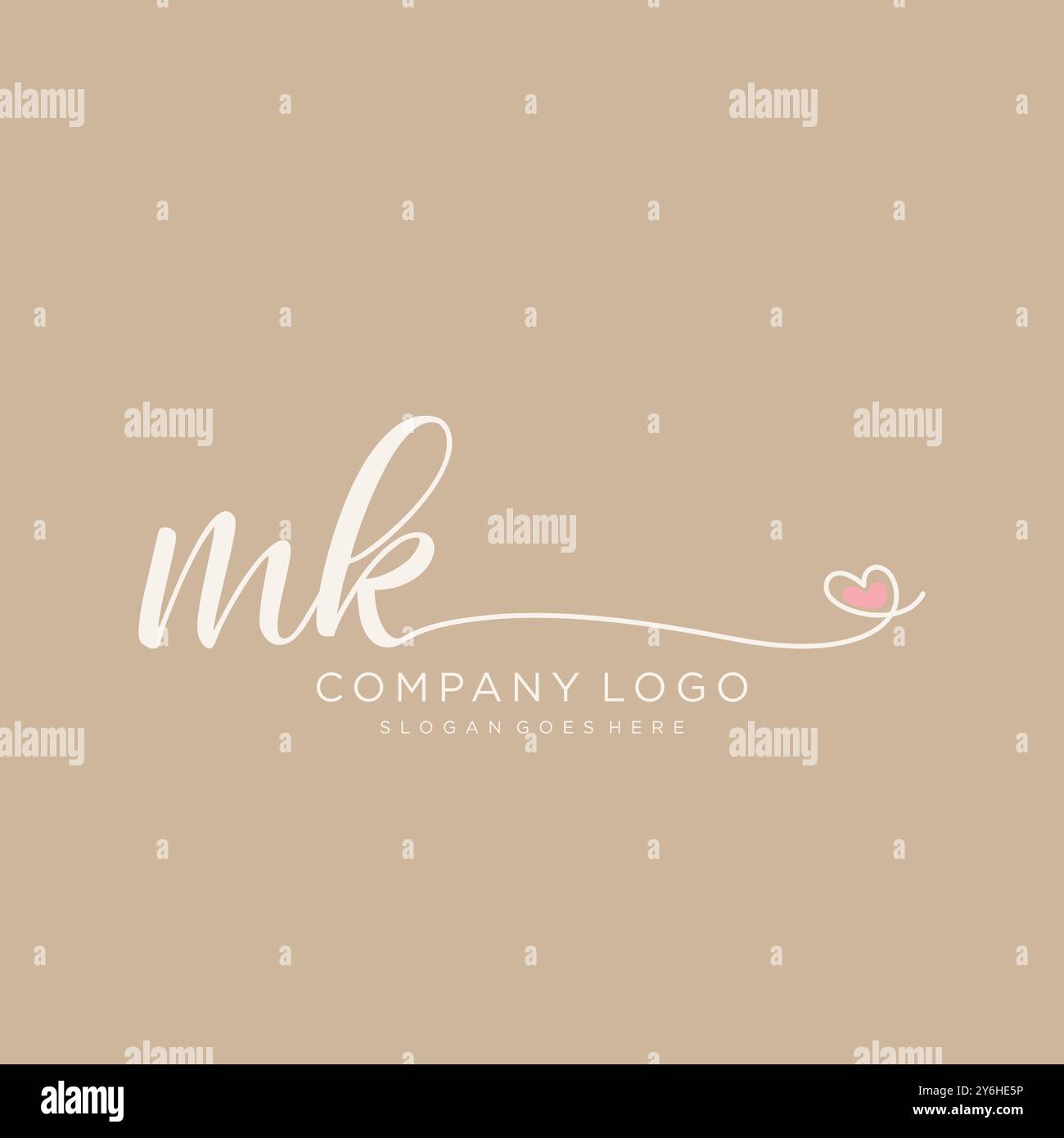 Mk initials logo hi-res stock photography and images - Alamy