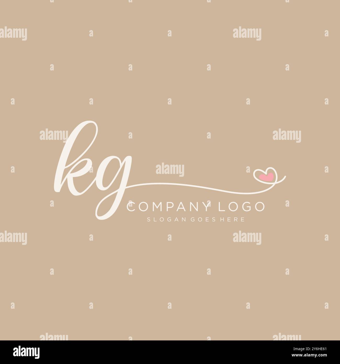 KG Initial handwriting logo design Stock Vector Image & Art - Alamy