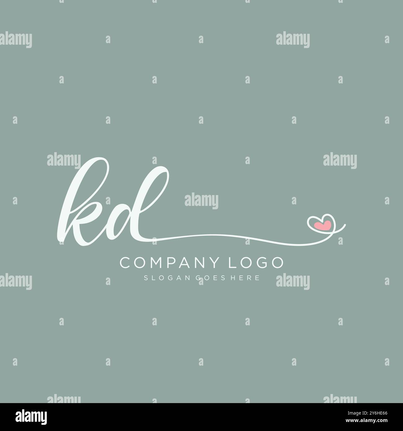 Initial kd Stock Vector Images - Alamy