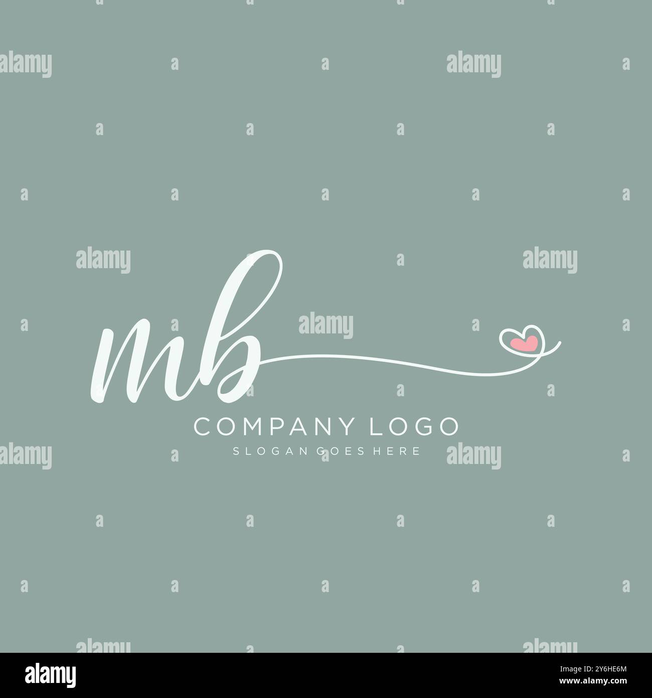 Mb letter design Stock Vector Images - Alamy