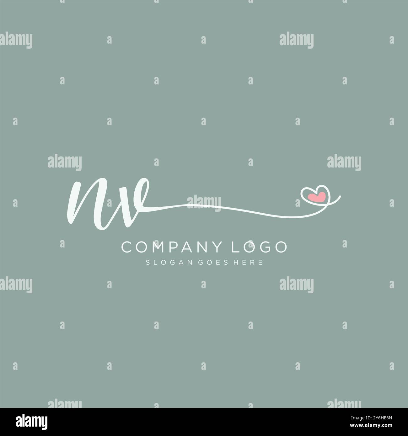 Nv initials Stock Vector Images - Alamy