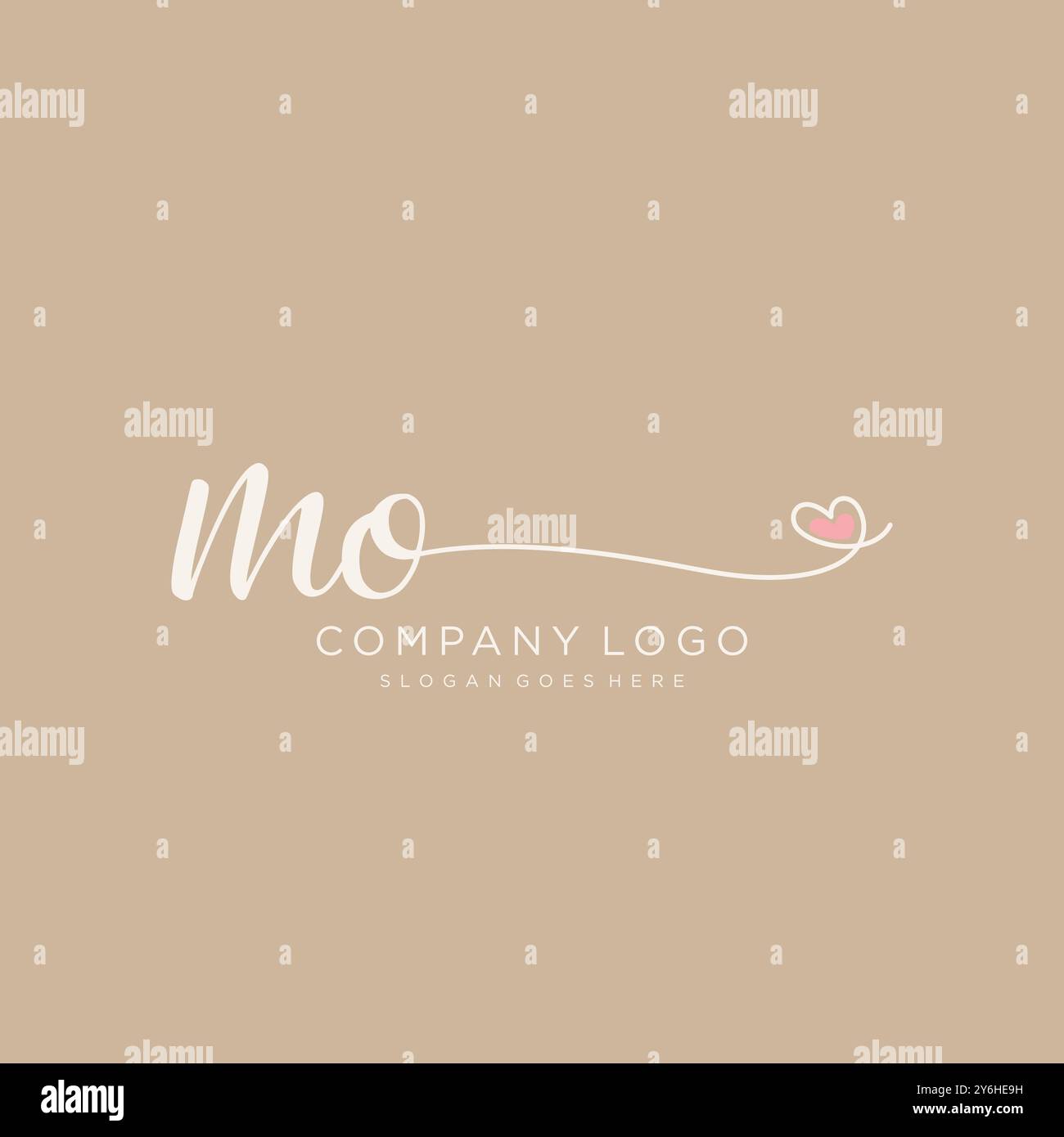 Initial mo logo hi-res stock photography and images - Alamy