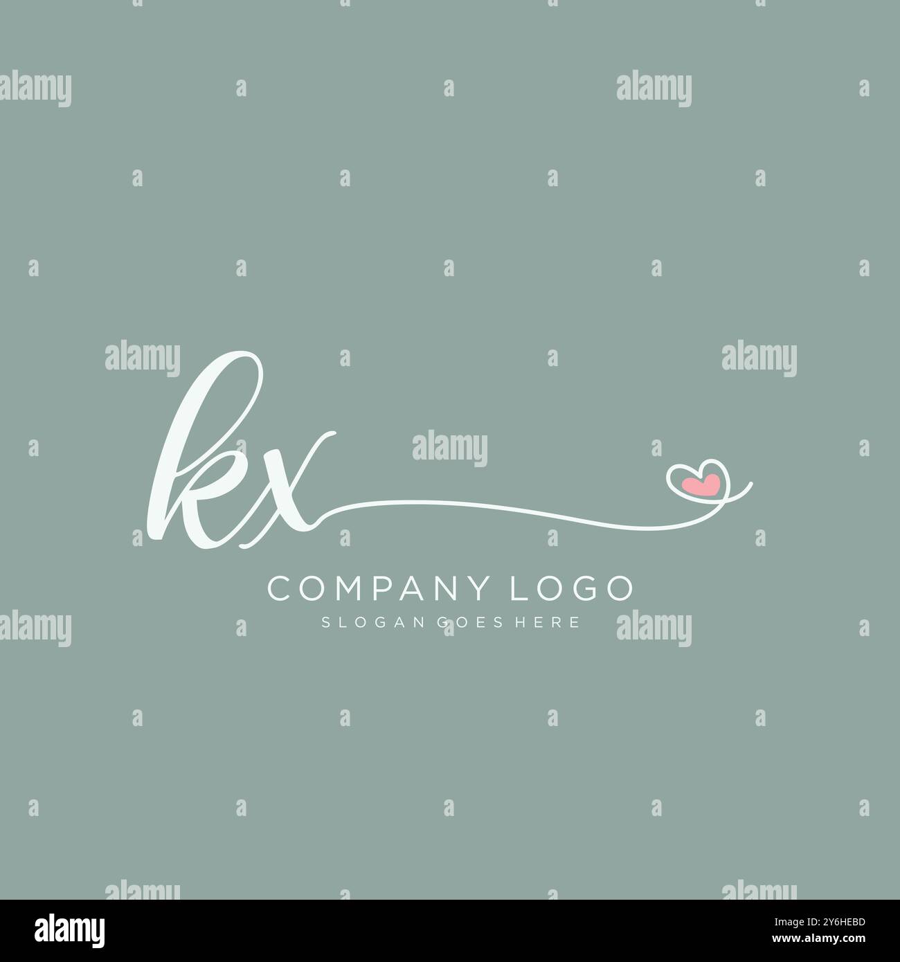 Initial kx logo hi-res stock photography and images - Alamy