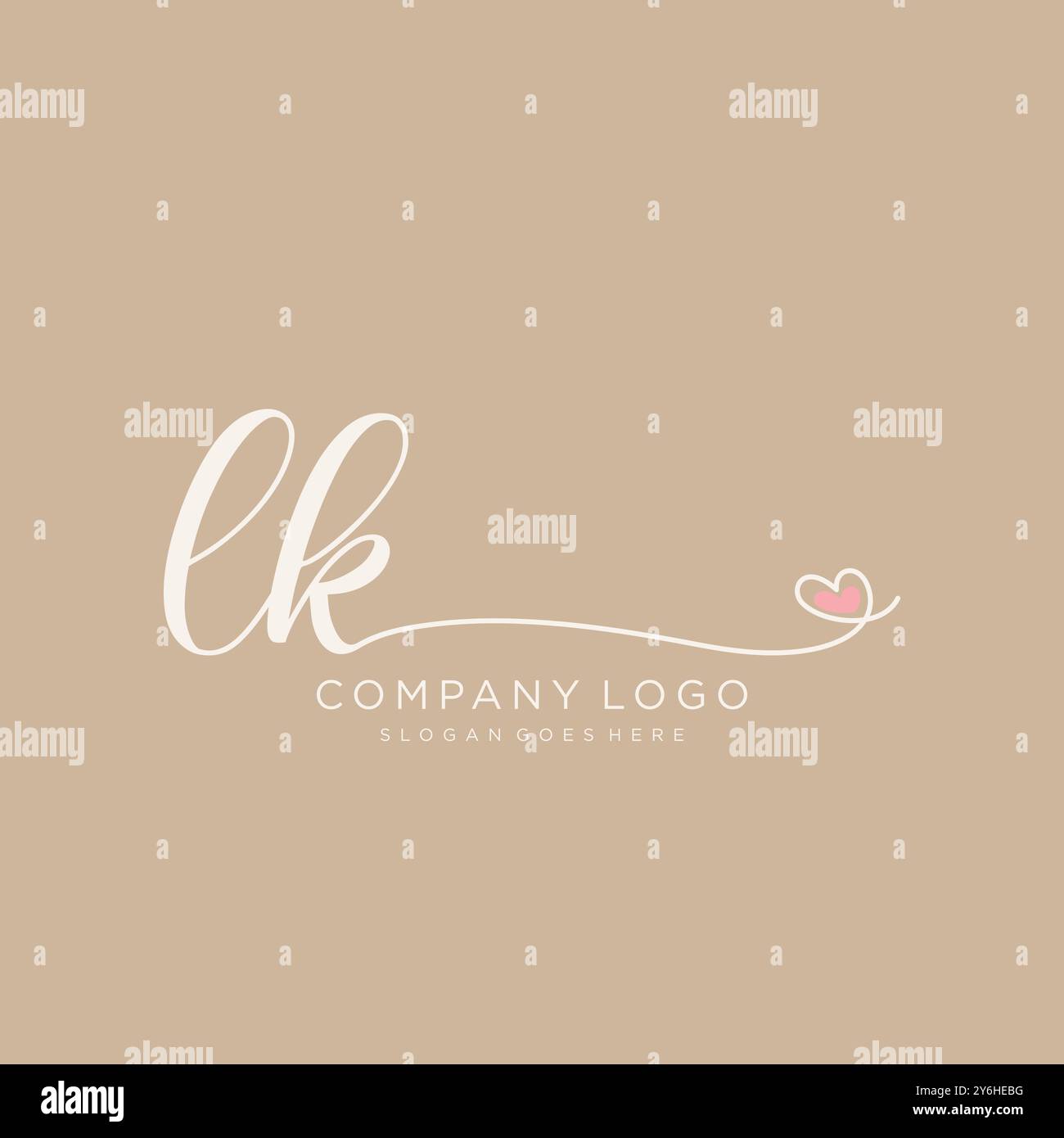 LK Initial handwriting logo design Stock Vector Image & Art - Alamy